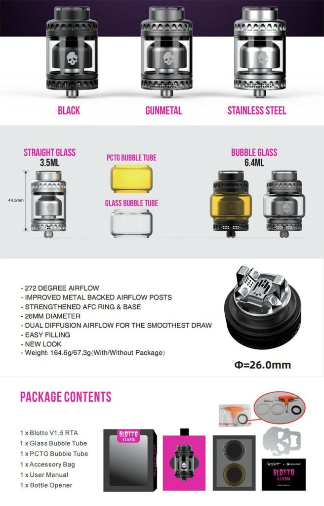 DOVPO Blotto MAX RTA - Valhalla Vape Store 💨